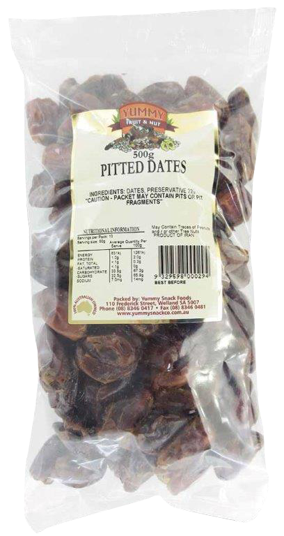 Dried Fruit-Pitted Dates 500g – Harvest Markets